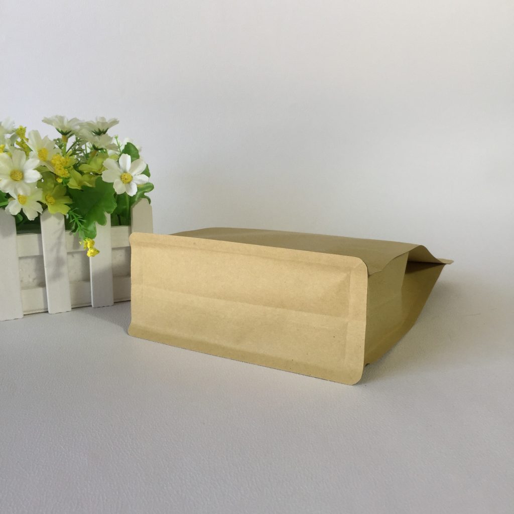 Open window aluminum plated kraft paper bag | Paper Pouch Manufacturers
