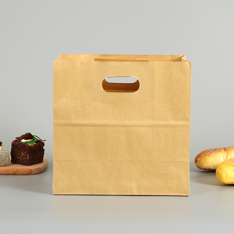 Square bottom kraft paper bag