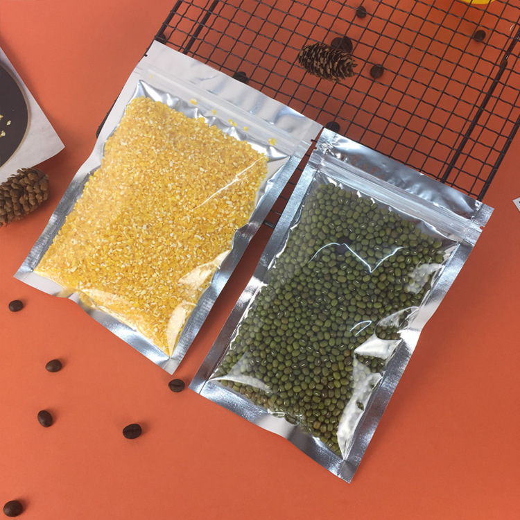 Translucent zip closure pouch