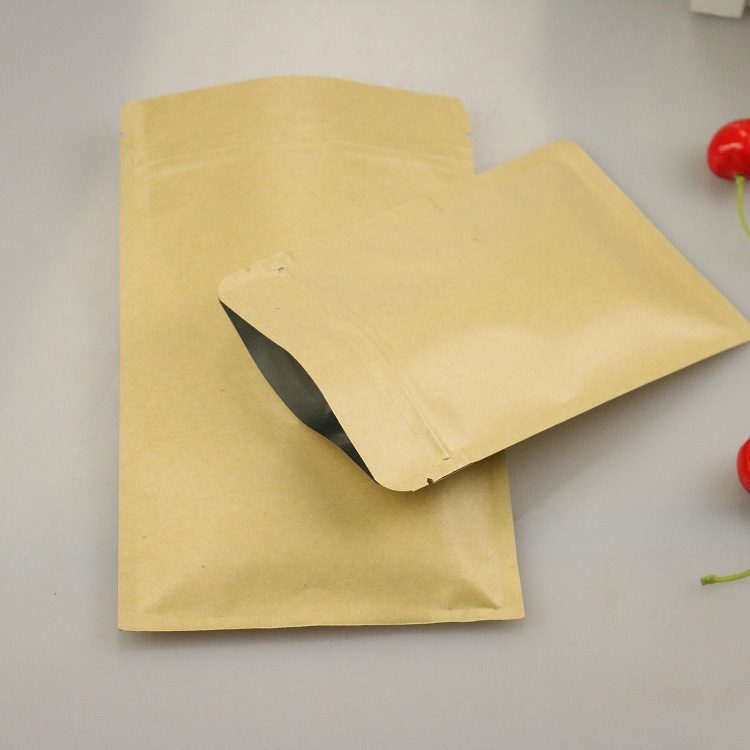 Frosted window kraft paper pouch | Paper Pouch Manufacturers
